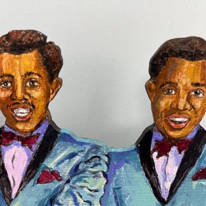 The Temptations Wood Cutout: Motown Music Art - Etsy
