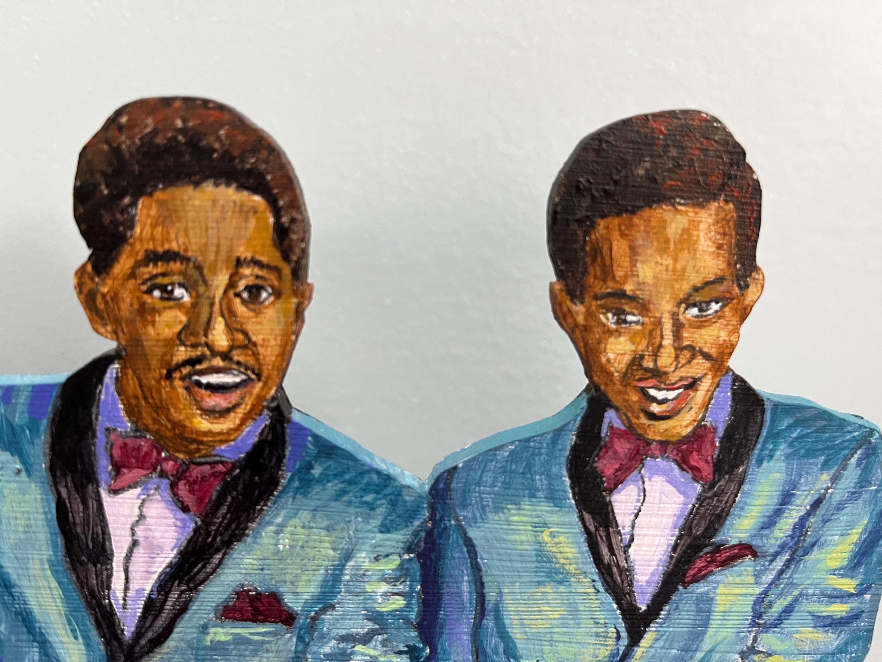 The Temptations Wood Cutout: Motown Music Art - Etsy