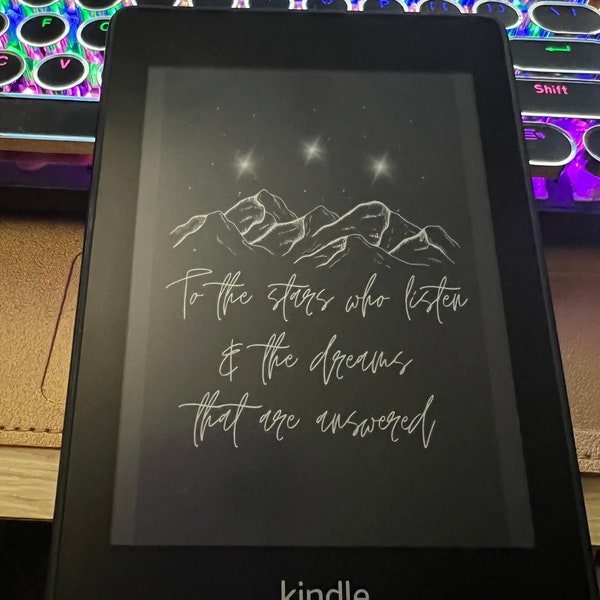 Kindle Lockscreen Paperwhite Lock Screen Screensaver Wallpaper - Etsy