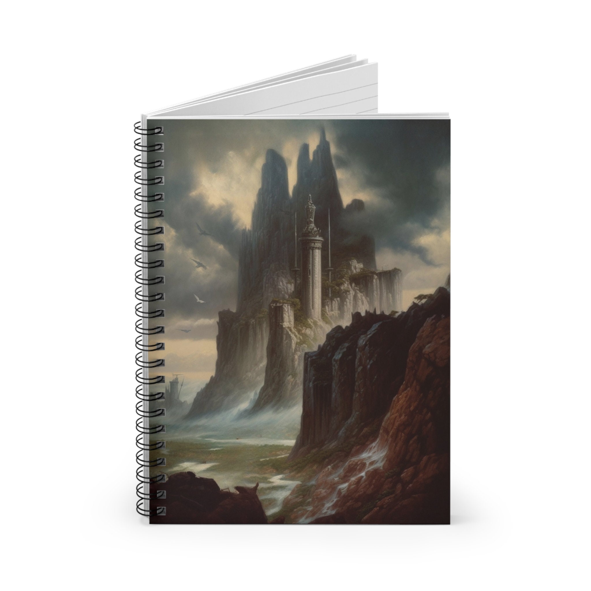 Lotr Inspired Art Journal, Dungeon Master Gift, the Two Towers Artwork ...