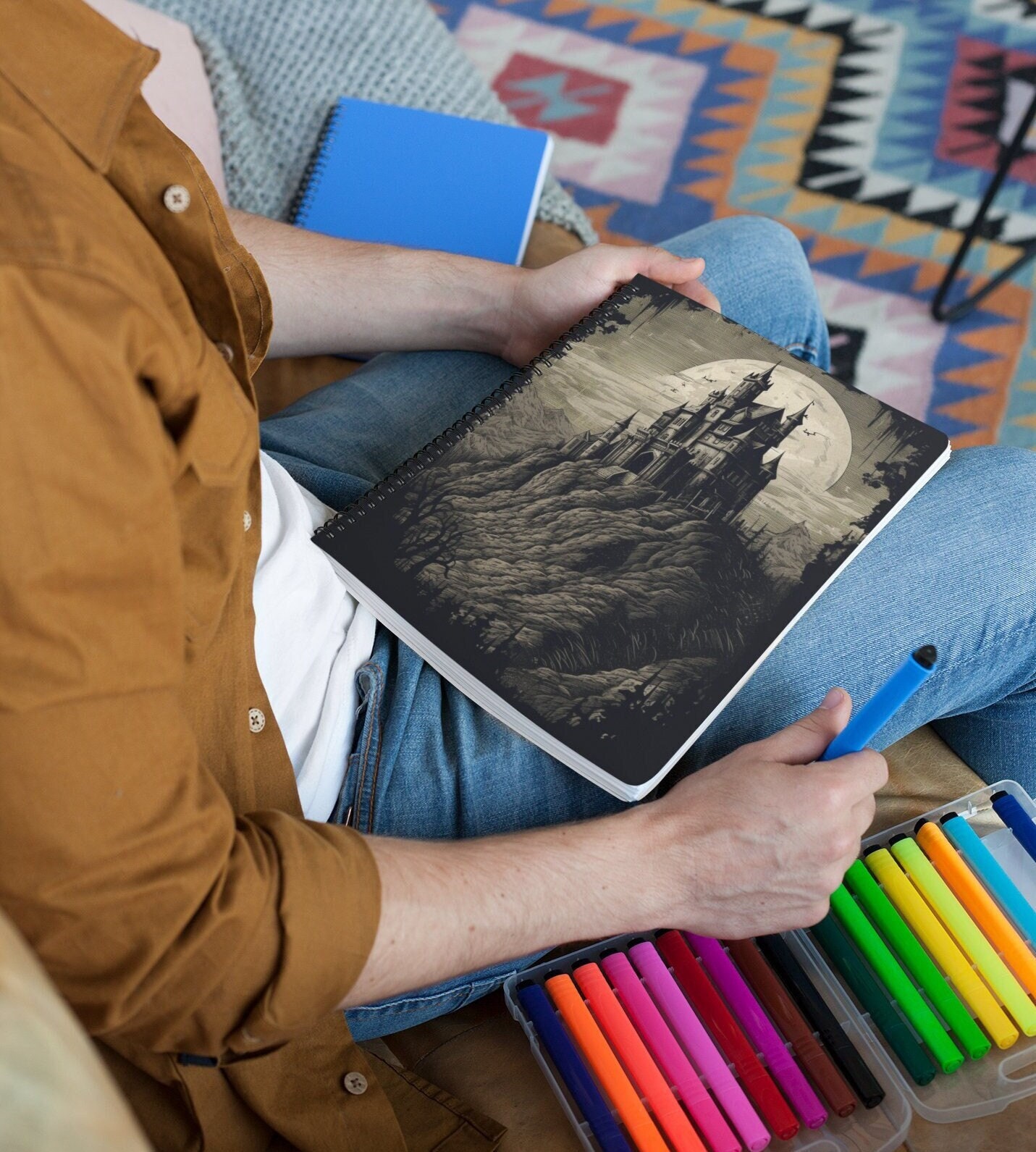 Draculas Castle Notebook, Lined Gothic Horror Literature Lover Journal ...