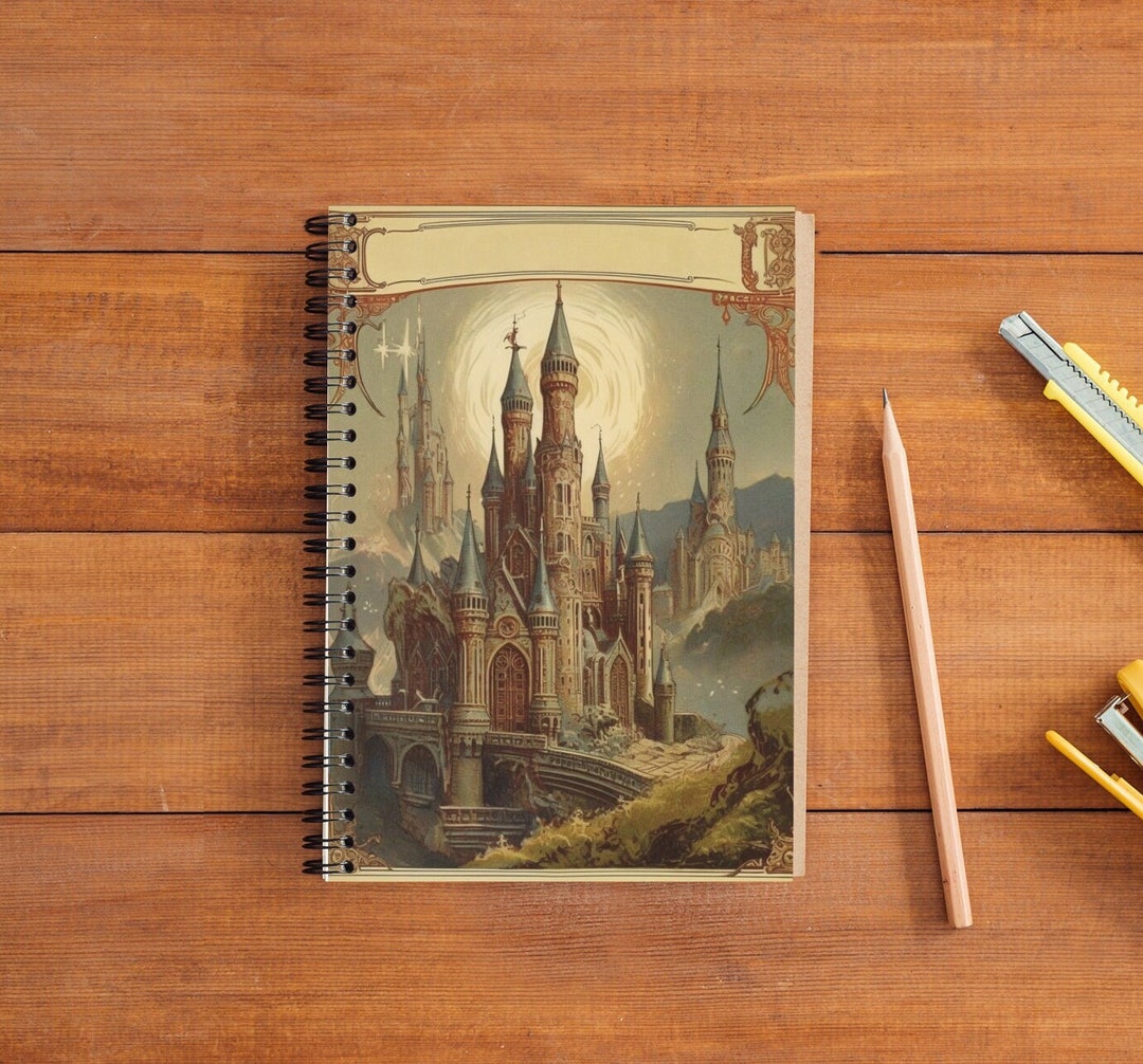 Magical Fantasy Kingdom Lined Notebook, Fantasy Book Lover Gift ...