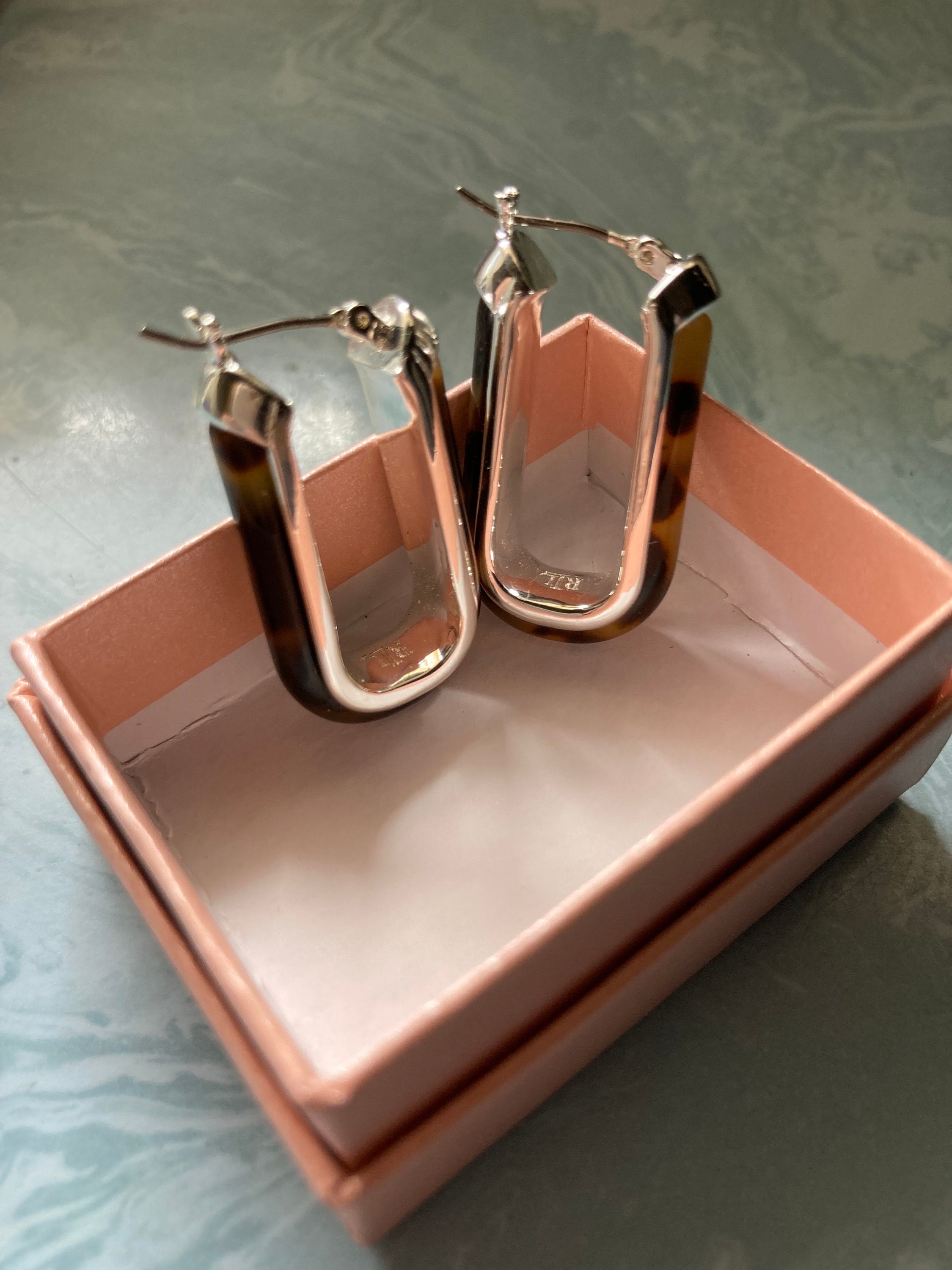 Ralph Lauren Tortoise Shell Earrings