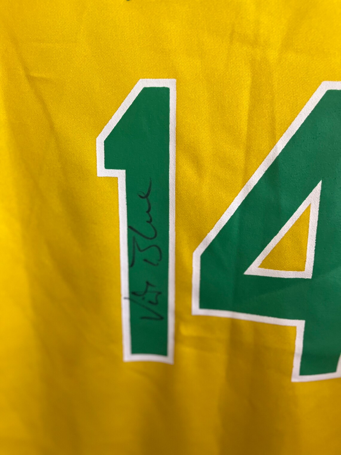 Vita Blue Signed A’s Baseball Jersey (item#241) - Etsy