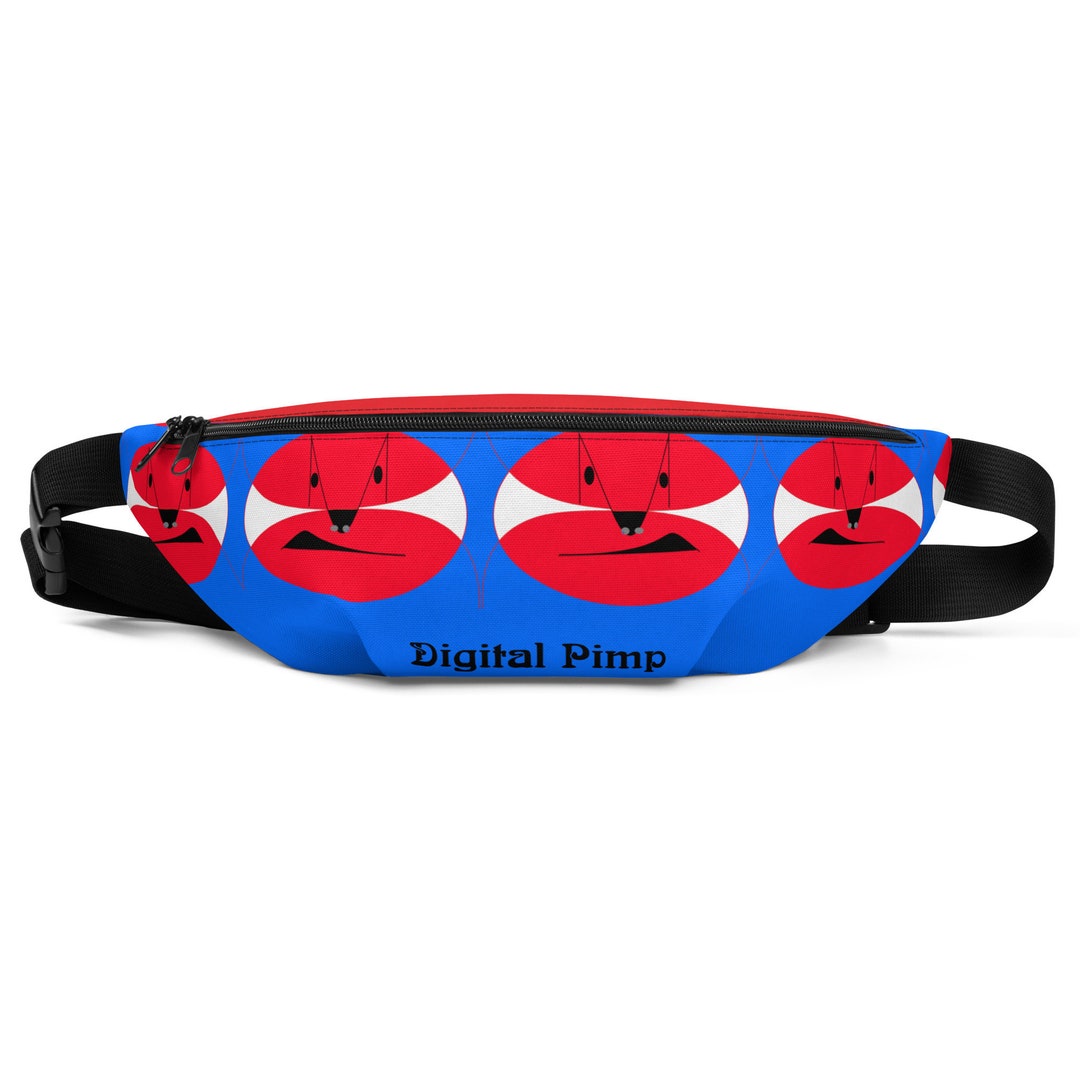 Emoji Inspired digital Pimp Fanny Pack. Red - Etsy