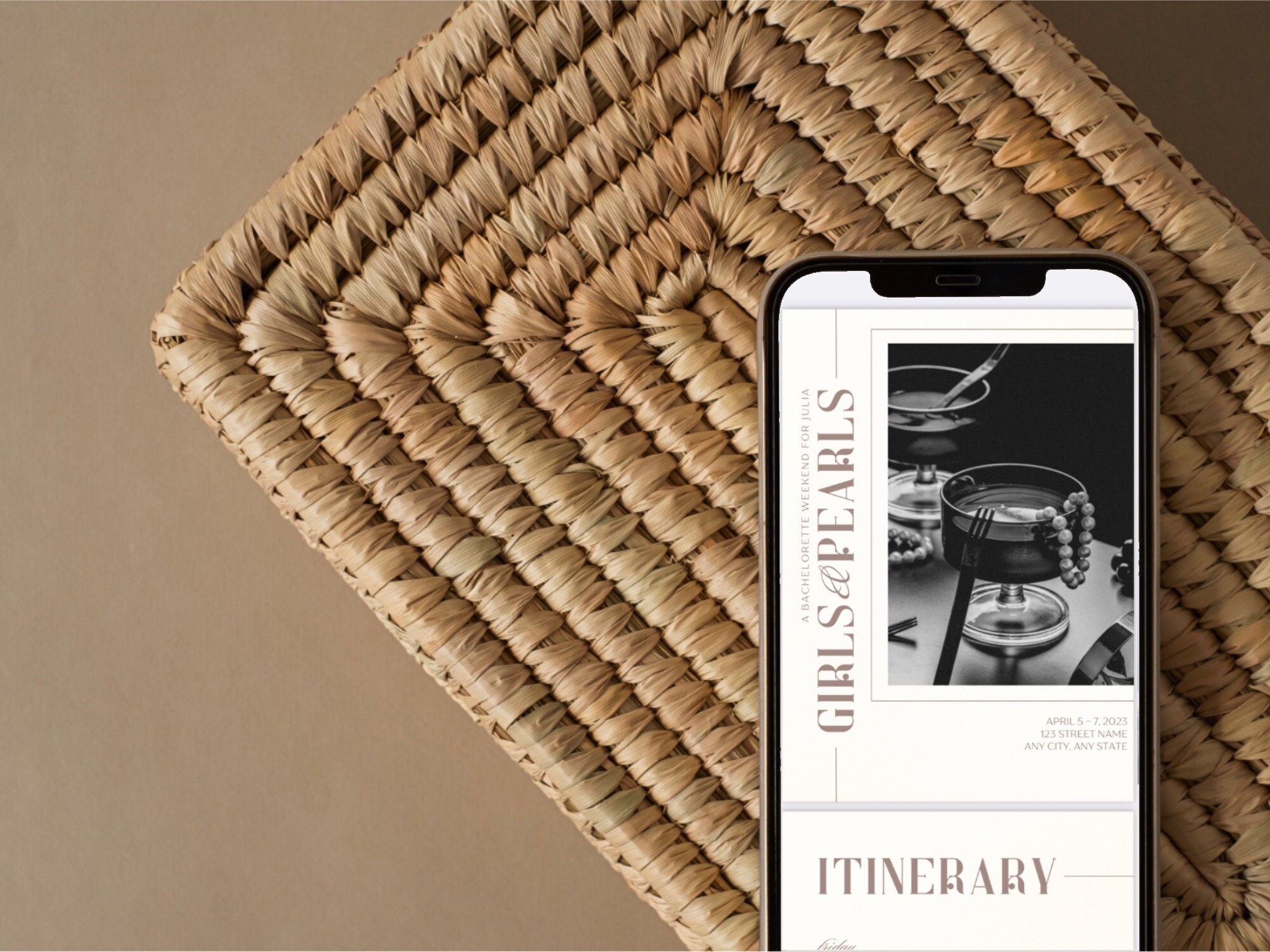 Classy Pearl Themed Bachelorette Party Lite Itinerary Kit - Etsy