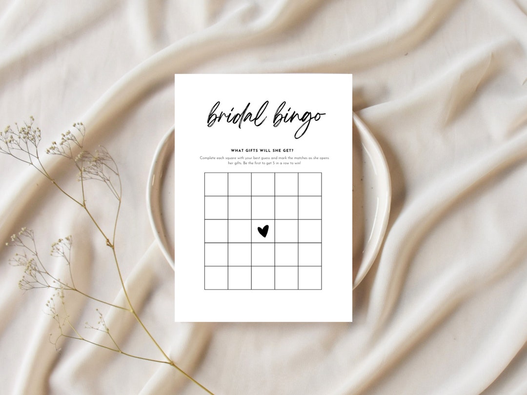Printable Bridal Shower Games Bundle: Instant Fun for Unforgettable ...