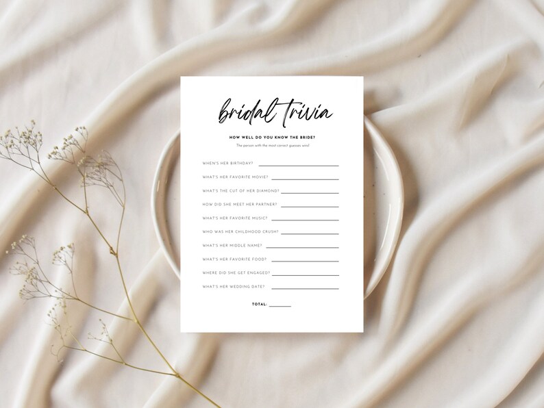 Printable Bridal Shower Games Bundle: Instant Fun for Unforgettable ...