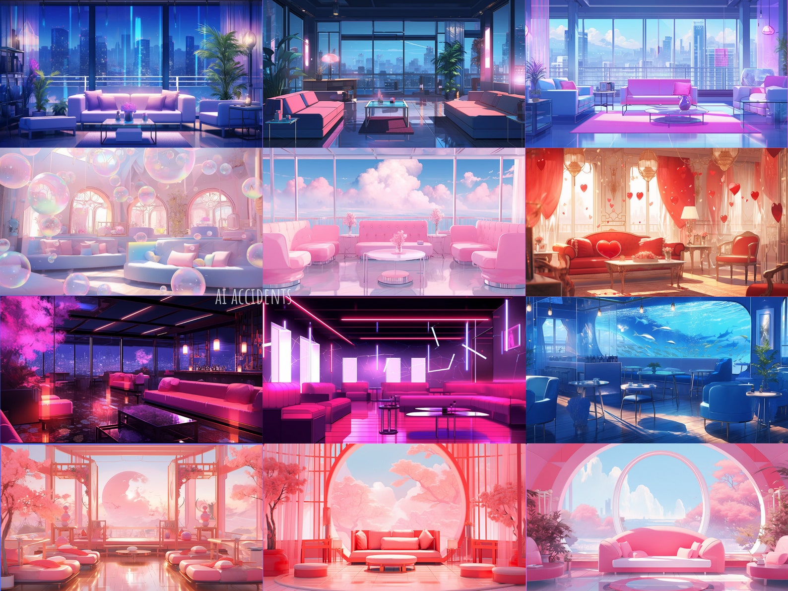 105 Vtuber Backgrounds, Living Rooms & Lounges, Vtuber Backdrop, Stream ...