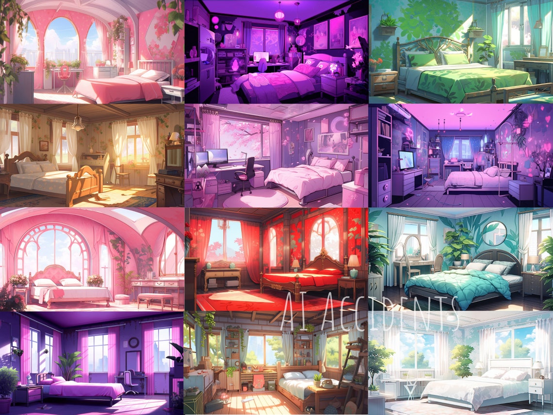 105 Vtuber Bedroom Backgrounds, Vtuber Backdrop, Stream Background ...