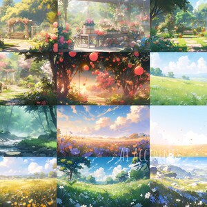 160 Nature Vtuber Backgrounds, Vtuber Backdrop, Stream Background, Zoom ...