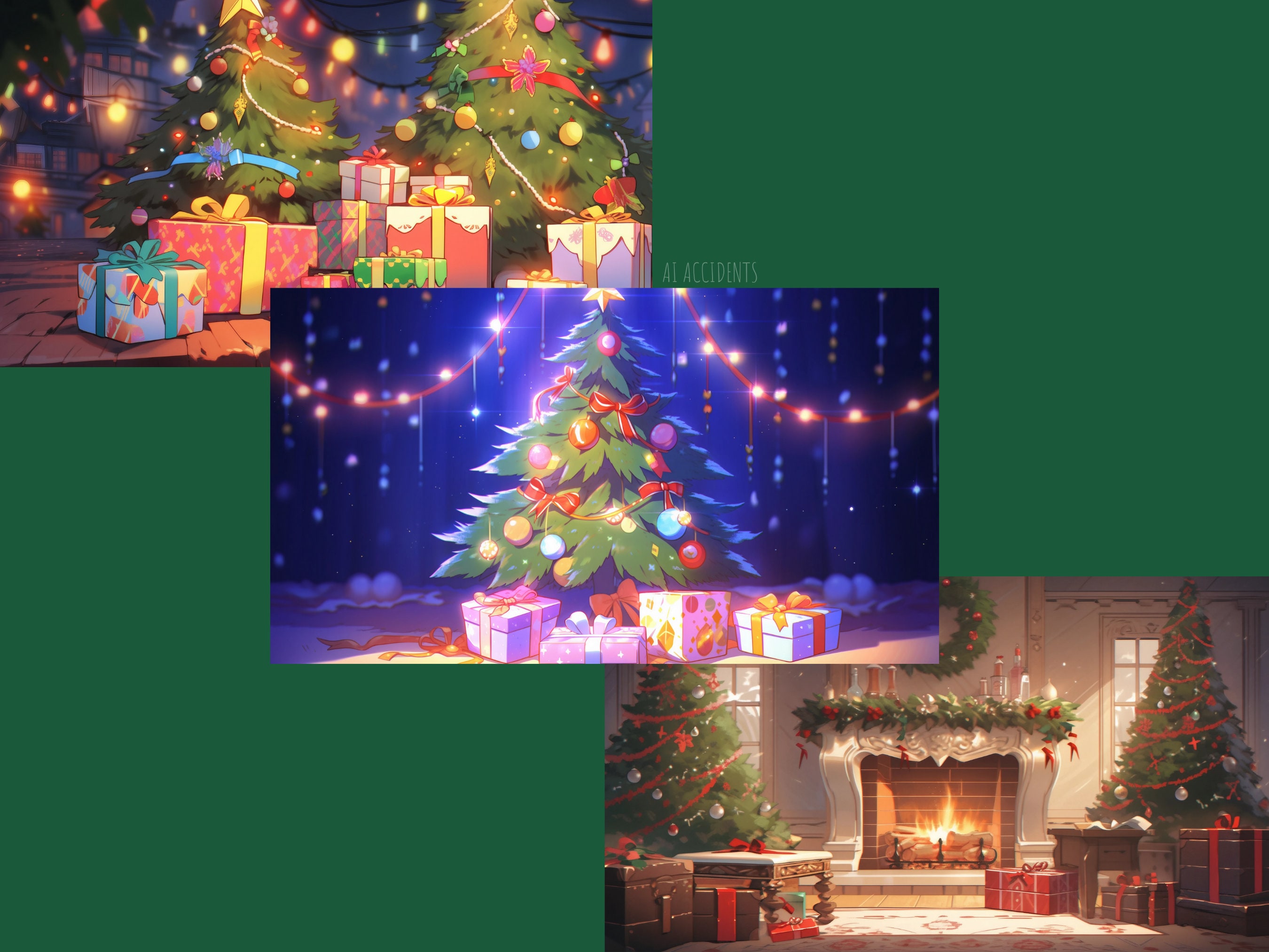 15 Christmas Vtuber Backgrounds, Holiday Background, Vtuber Backdrop ...