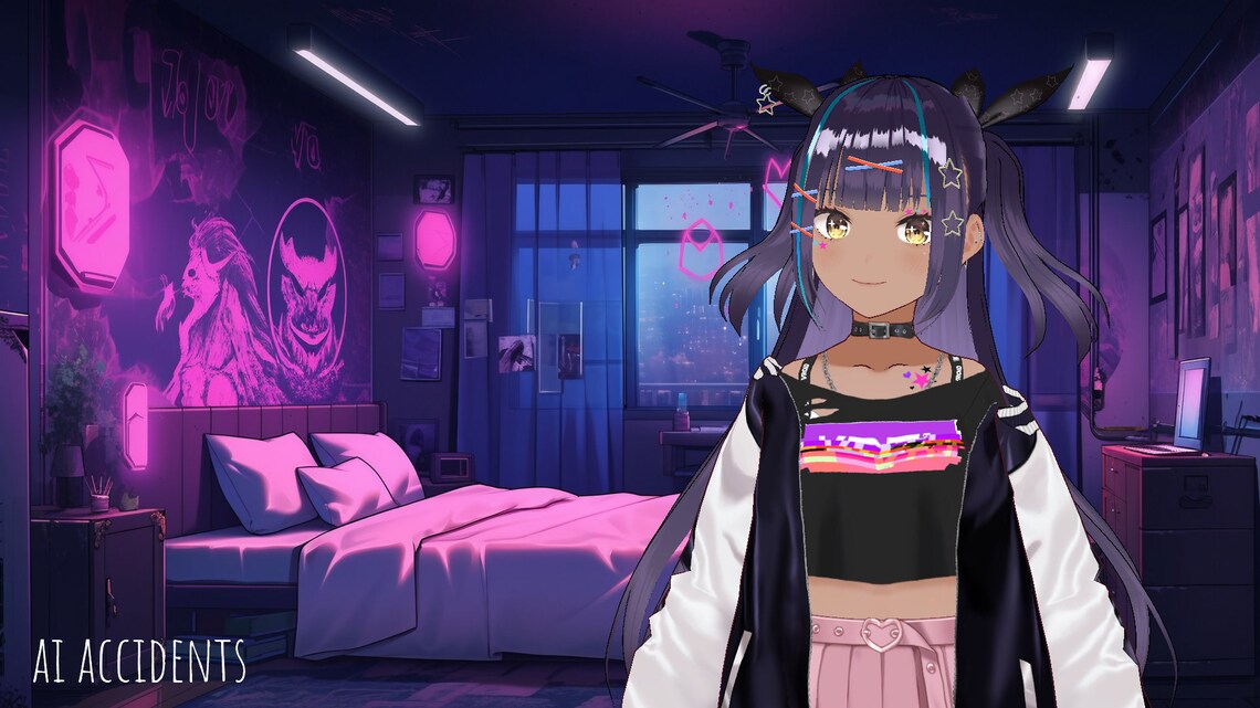 105 Vtuber Bedroom Backgrounds, Vtuber Backdrop, Stream Background ...