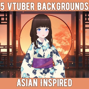 5 Japanese Vtuber Backgrounds, Oriental, Chinese, Asian, Vtuber ...