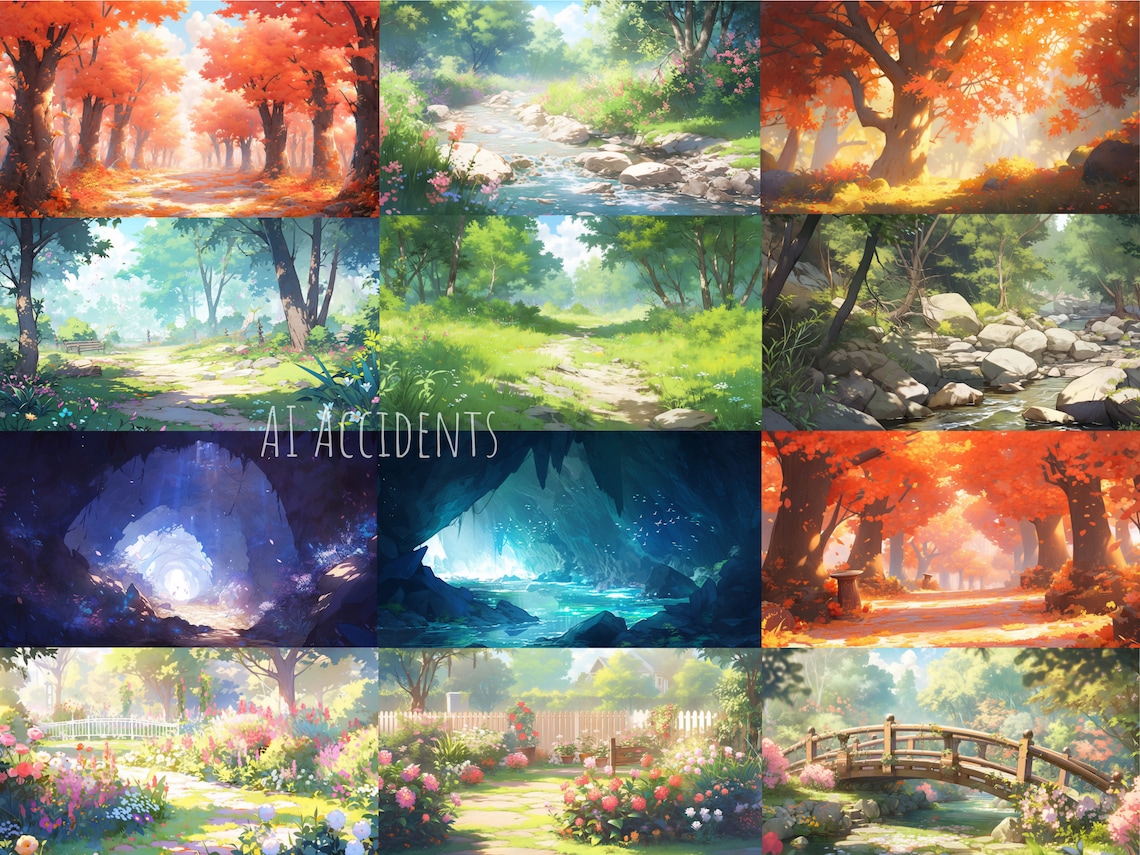 160 Nature Vtuber Backgrounds, Vtuber Backdrop, Stream Background, Zoom ...