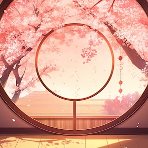 5 Japanese Vtuber Backgrounds, Oriental, Chinese, Asian, Vtuber ...