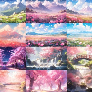 160 Nature Vtuber Backgrounds, Vtuber Backdrop, Stream Background, Zoom ...