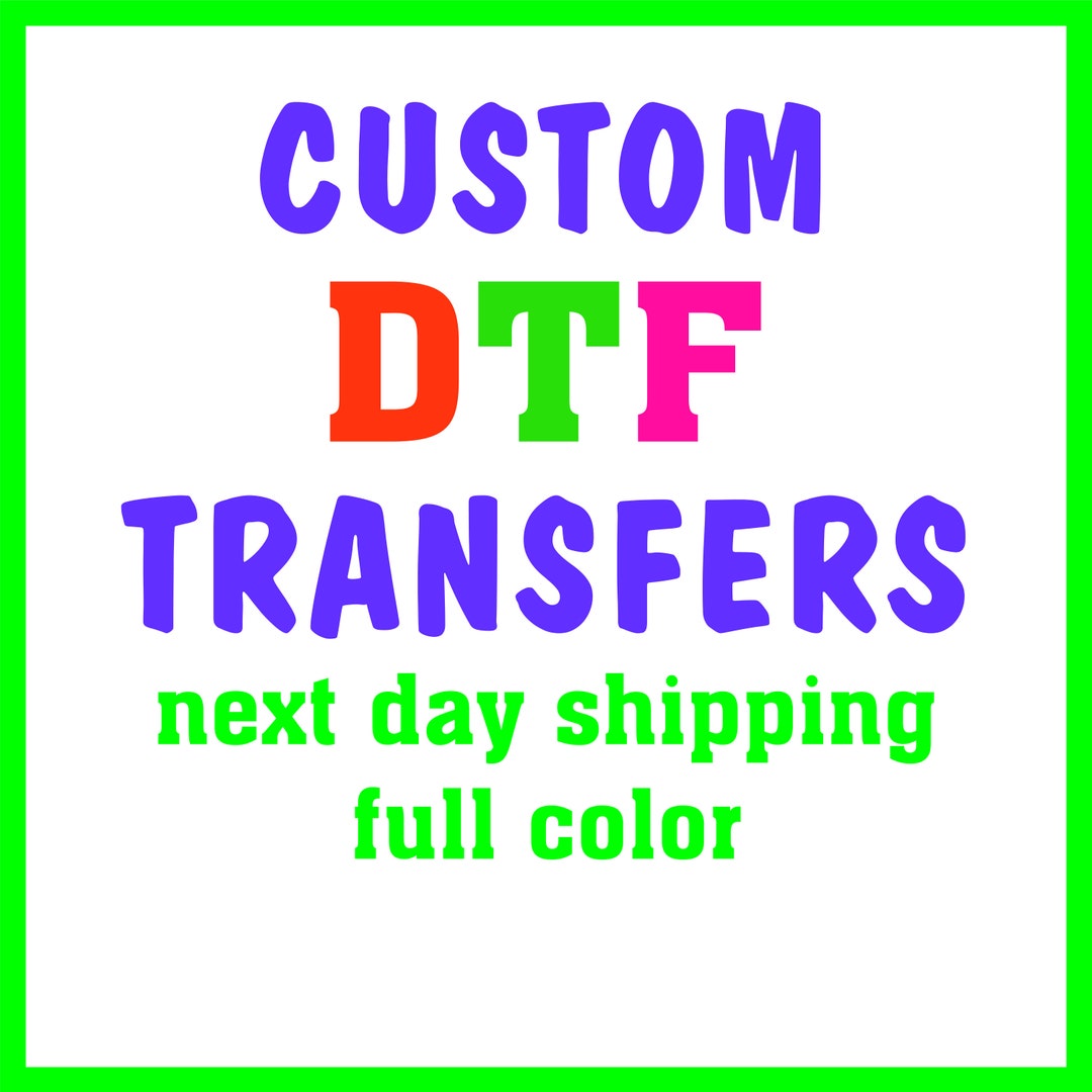 DTF Gang Sheet Transfer, Custom DTF Print, DTF Print Design, Custom ...
