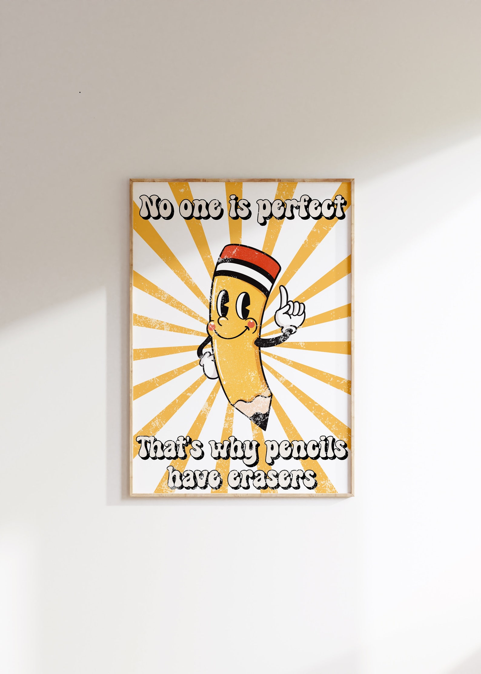 Retro Classroom Inspiring Printable Wall Art, Teacher Value Poster ...