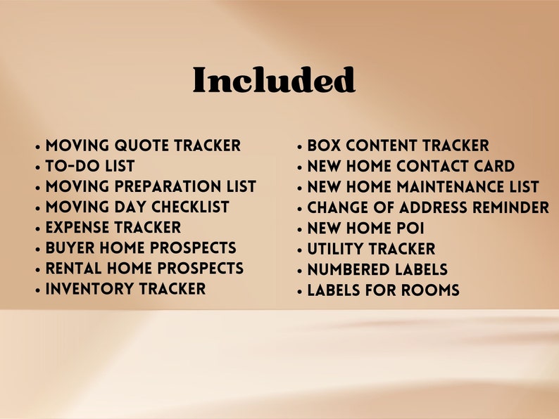 Ultimate Moving Checklist, Printable Moving Planner List, Customizable ...