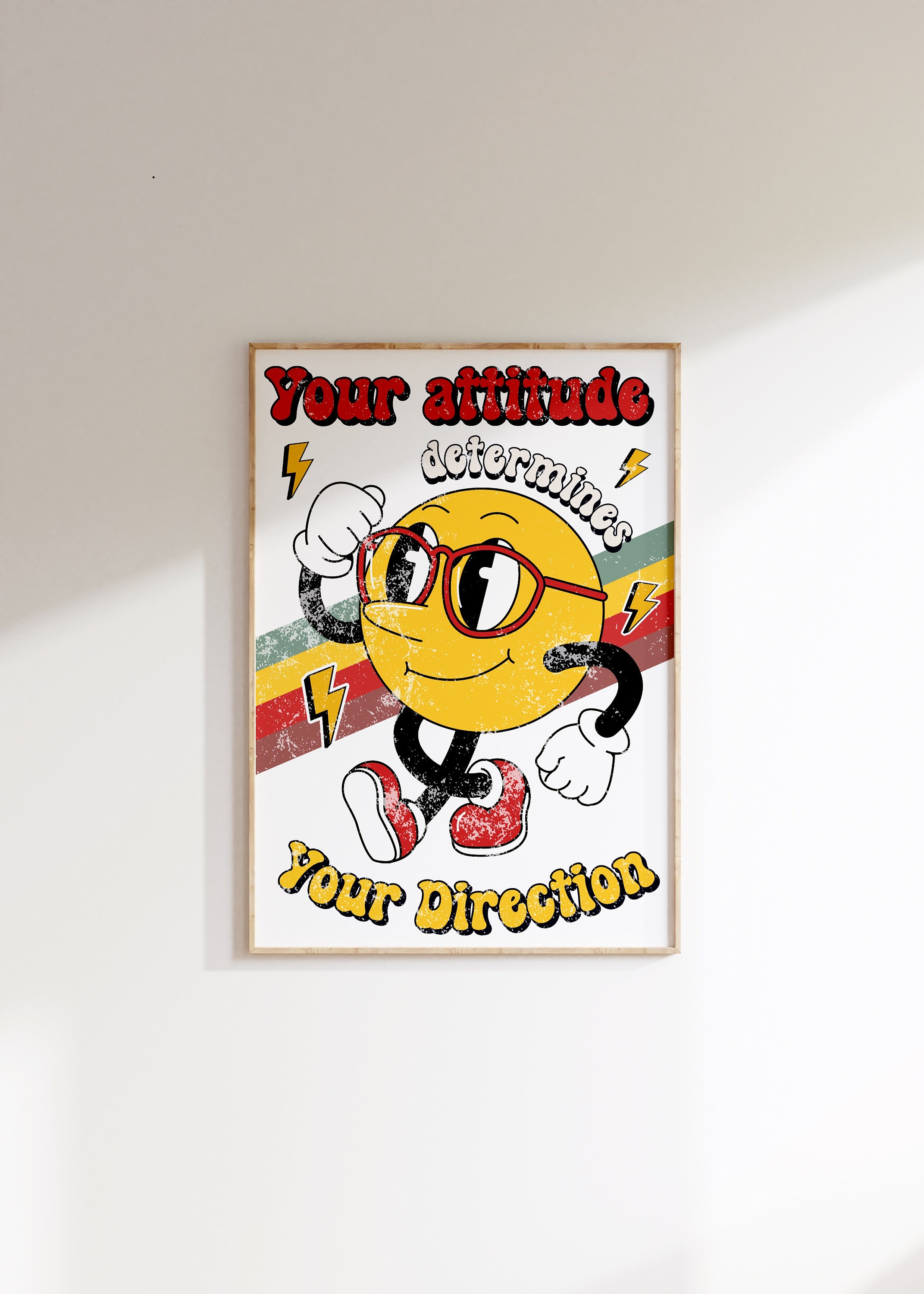 Retro Classroom Inspiring Printable Wall Art, Teacher Value Poster ...