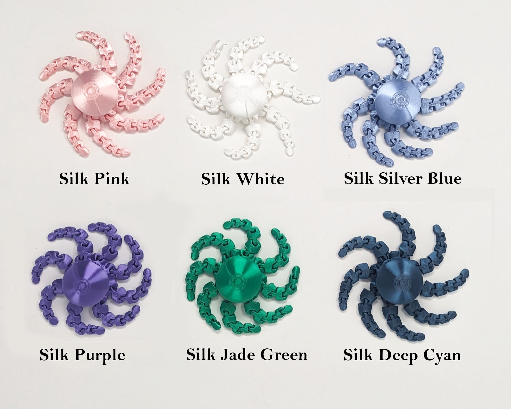 Cute Flexi Octopus 3D Printed Fidget Toy, Desk Toy or Sensory Fidget - Etsy