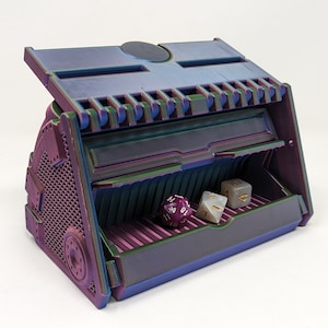 Atomic Dice Vault - Large | 3D Printed Dice Box for Tabletop Gaming - Etsy