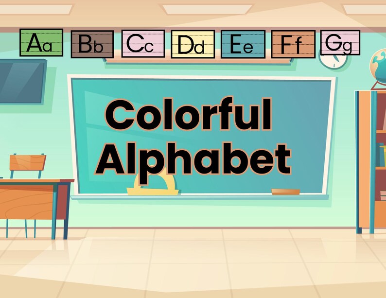 Printable Alphabet Posters for Classroom Decor | 3 Font Styles | PDF ...