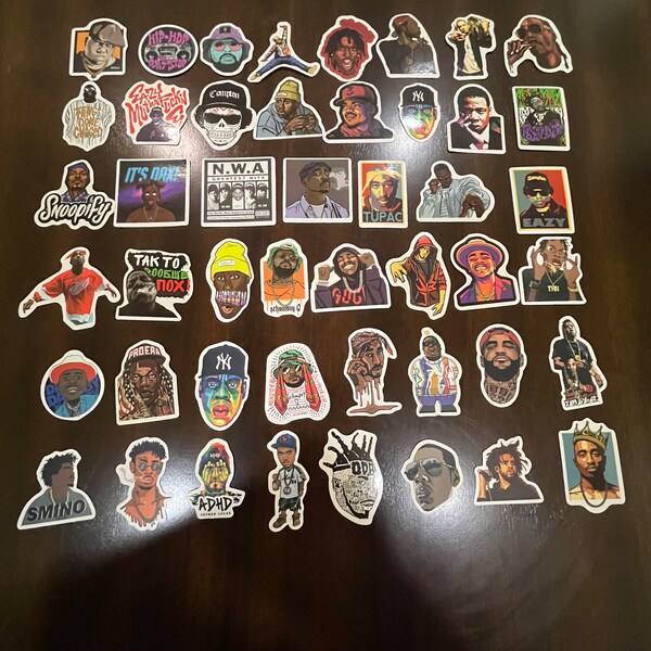 Rapper Stickers - Etsy
