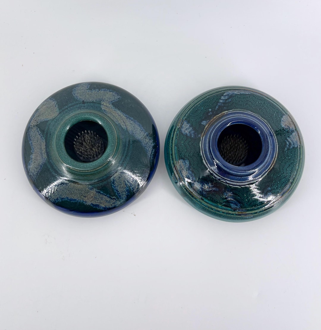 Pair Vtg Signed Jack Boyle Studio Art Pottery Ikebanas Earthenware ...