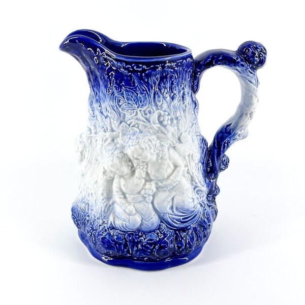 Flow Blue Pitcher - Etsy