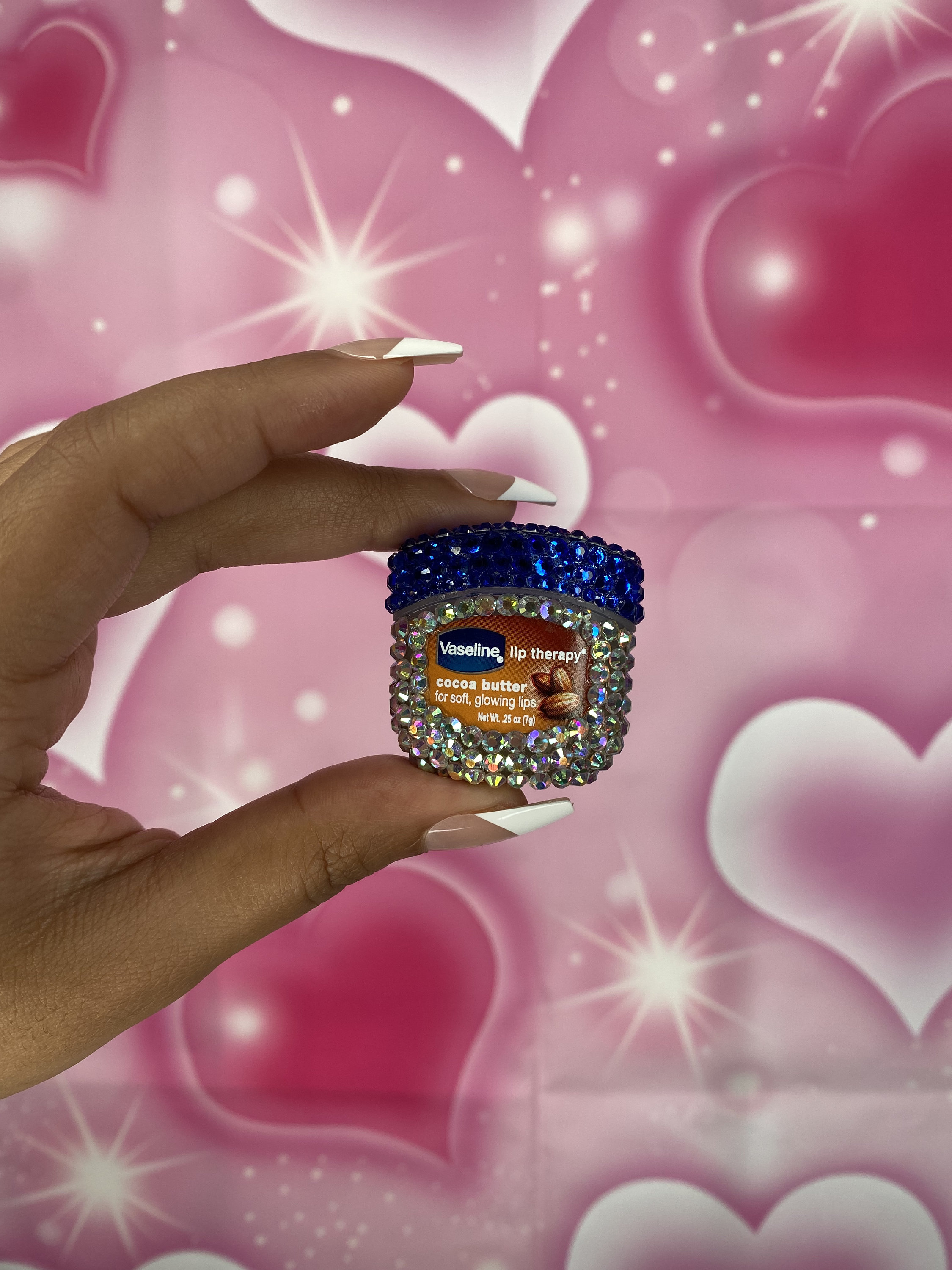 Bling Mini Vaseline Lip Therapy Bedazzled W/ Rhinestones - Etsy
