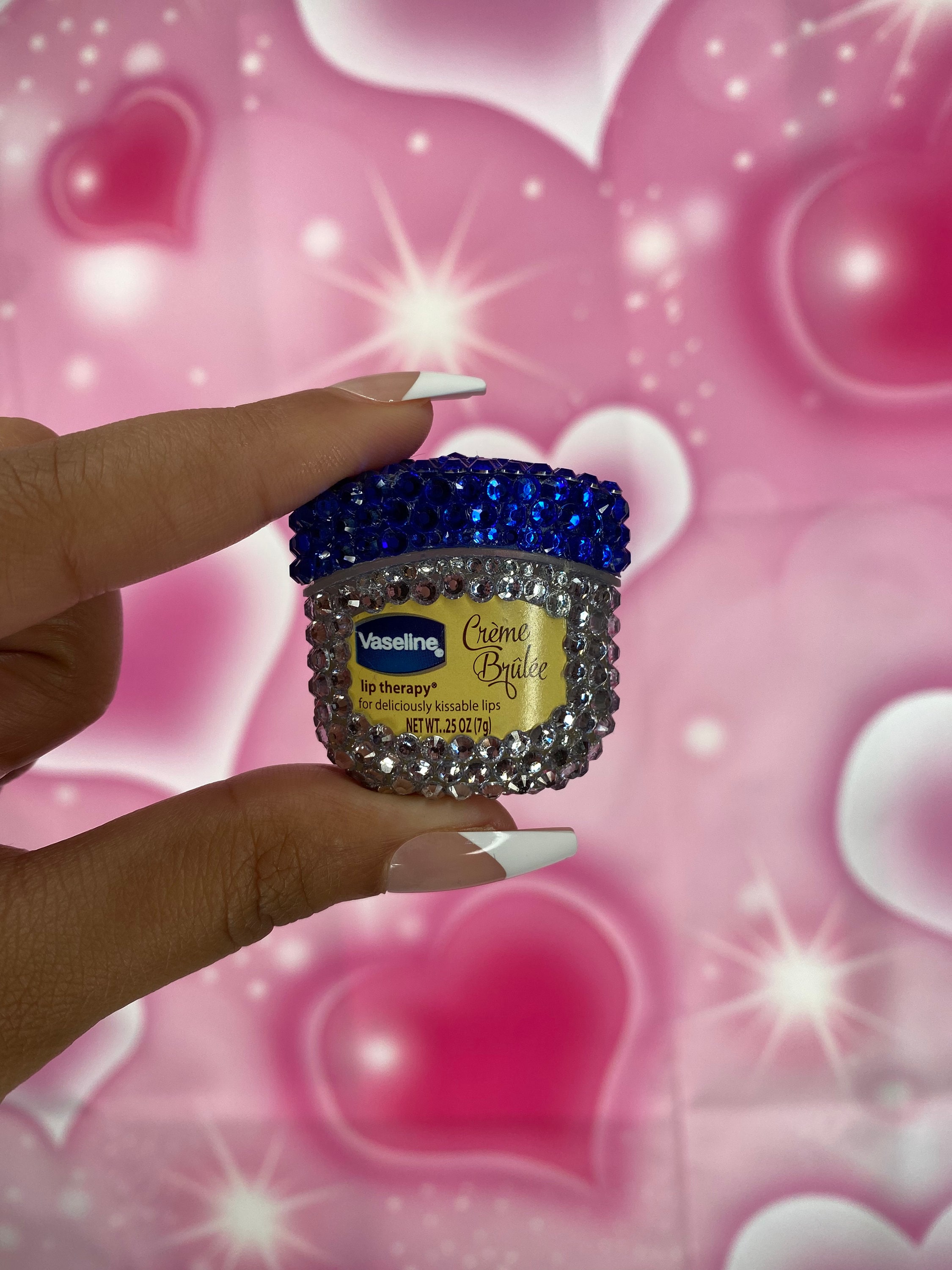 Bling Mini Vaseline Lip Therapy Bedazzled W/ Rhinestones - Etsy