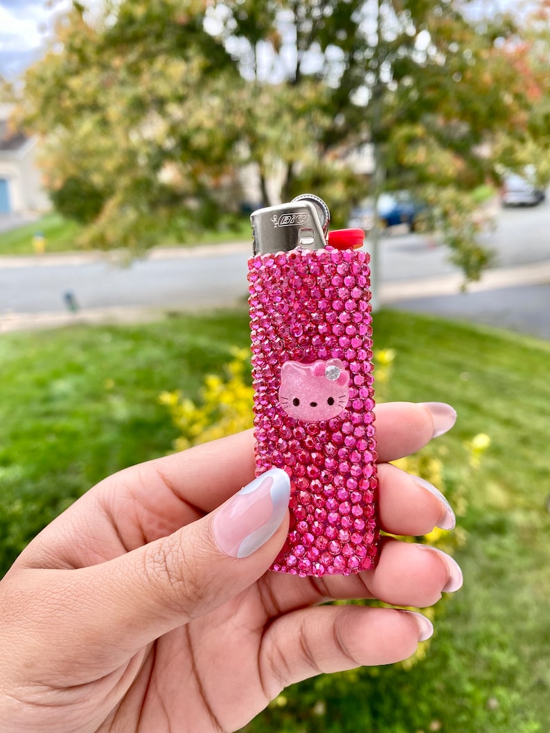 Hello Kitty Bling Bic Lighter - Etsy