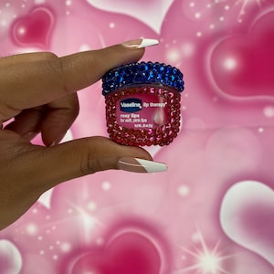 Bling Mini Vaseline Lip Therapy | Bedazzled W/ Rhinestones - Etsy