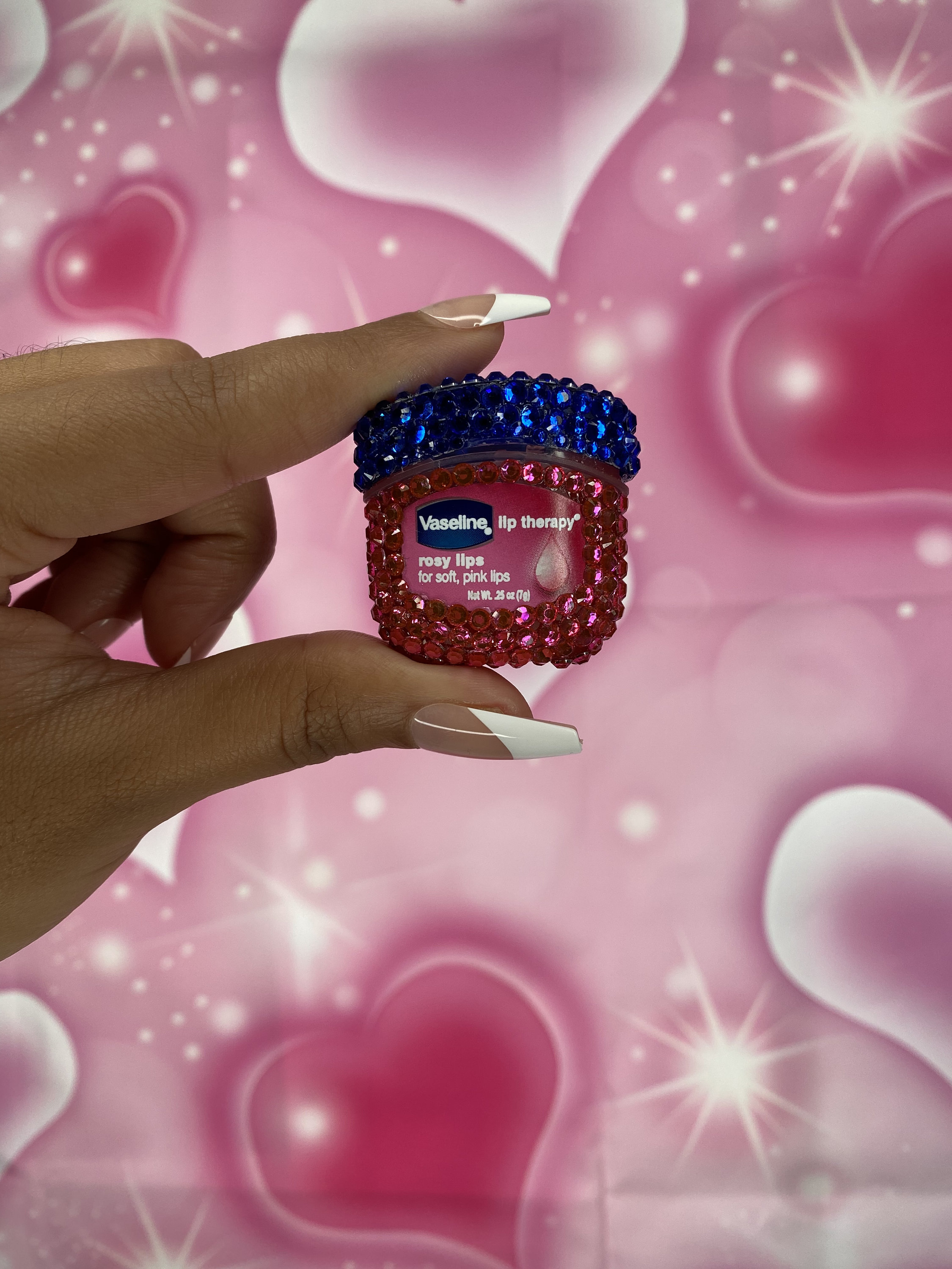 Bling Mini Vaseline Lip Therapy Bedazzled W/ Rhinestones - Etsy