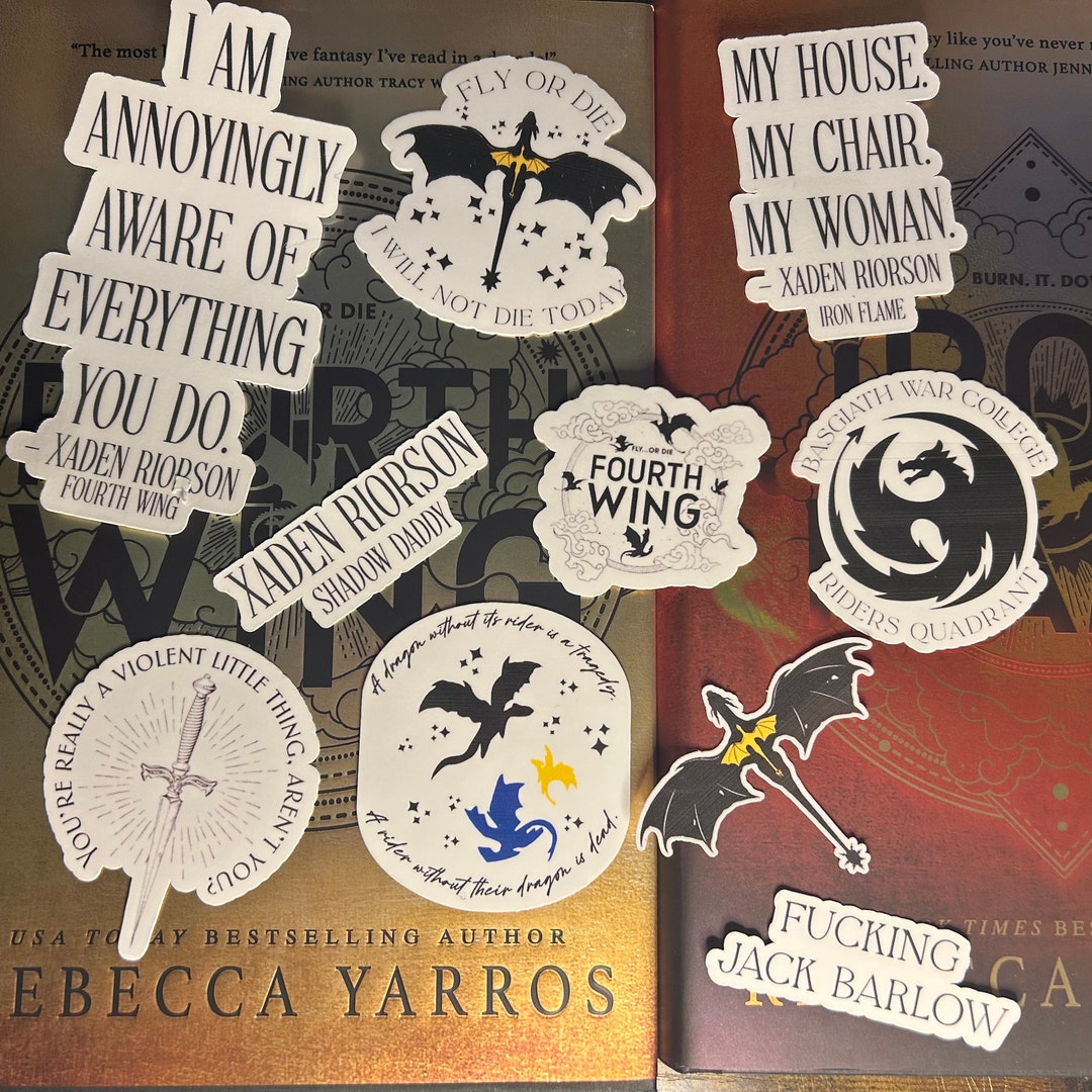Fourth Wing Stickers - Etsy