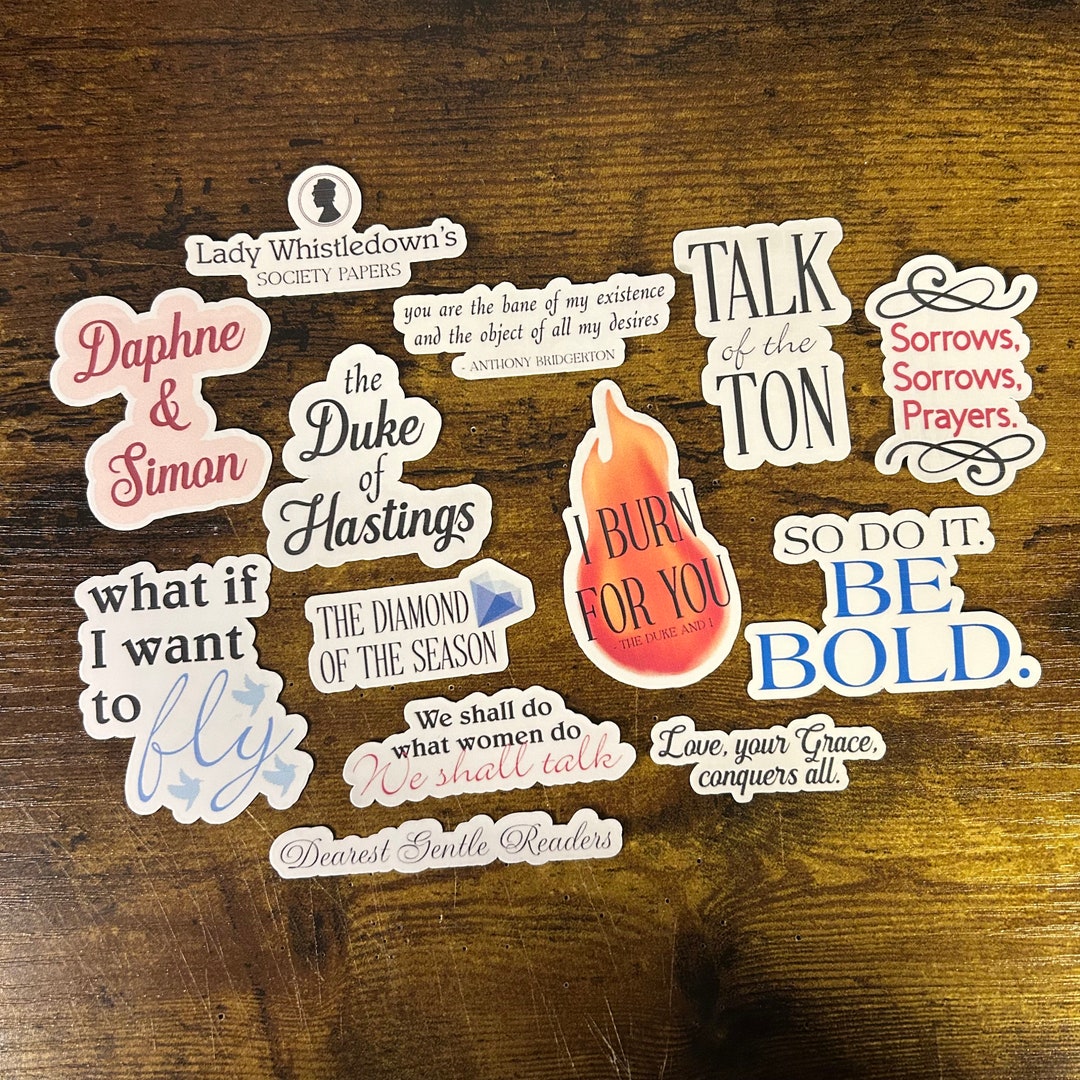 Bridgerton Stickers | Bridgerton TV Show | Bridgerton | Bridgerton Gift ...
