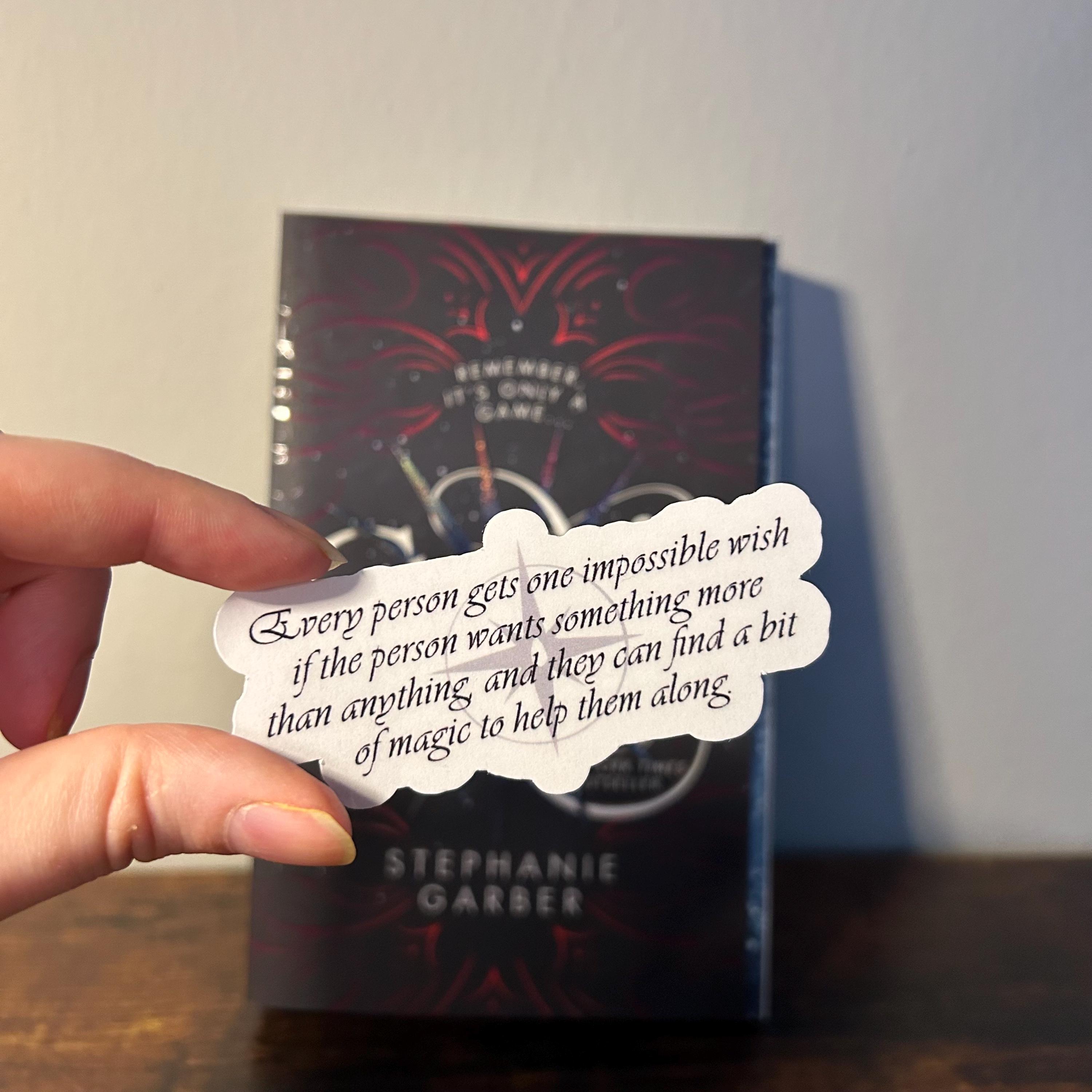 Caraval Stickers | Caraval | Booktok Stickers | Bookish Stickers ...