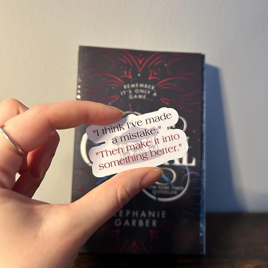 Caraval Stickers | Caraval | Booktok Stickers | Bookish Stickers ...