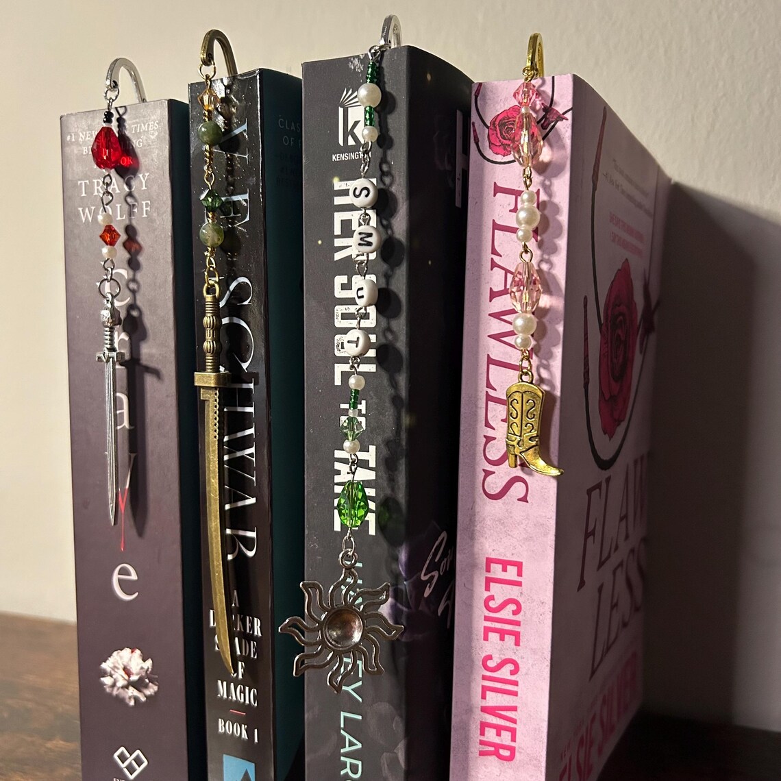Hook Bookmark, Charm Bookmark, Customizable Charm Bookmark, Metal ...
