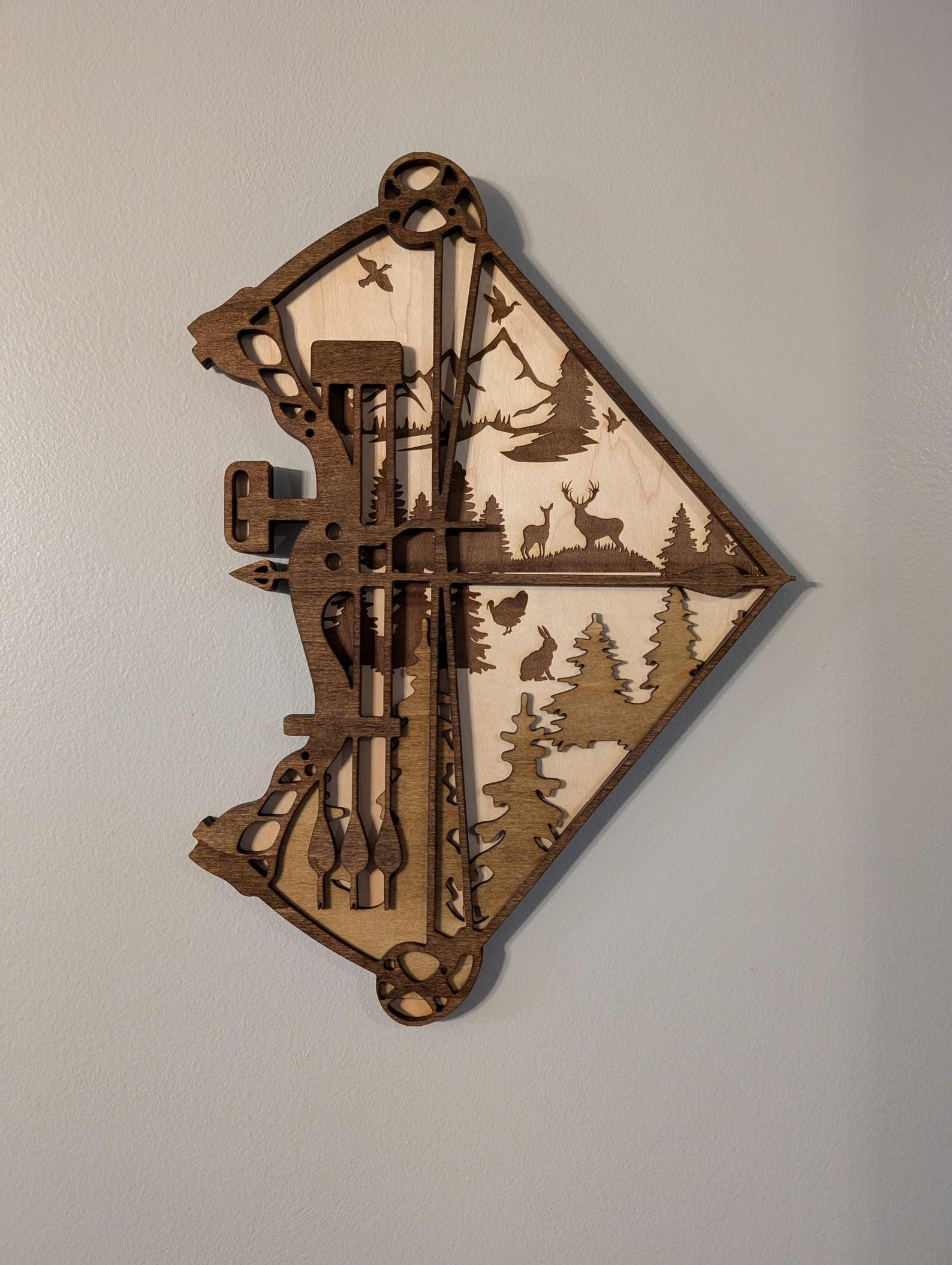 3 Layer Hunting Bow Sign - Etsy
