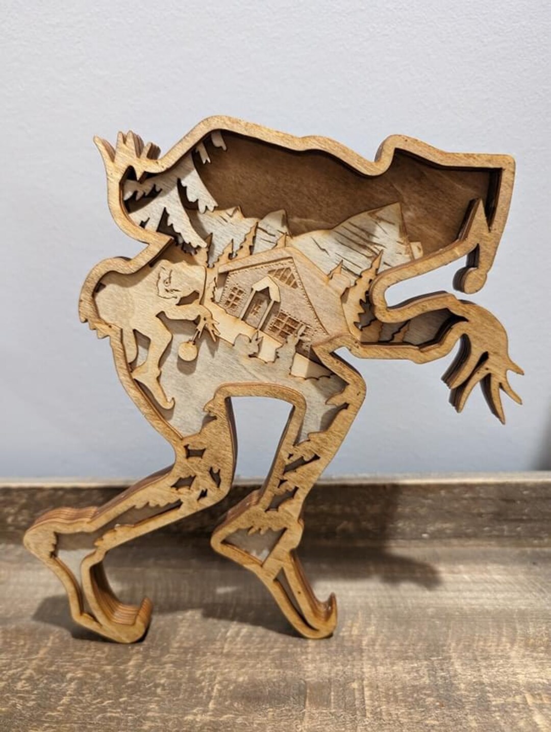 8 Layer Standing Grinch - Etsy