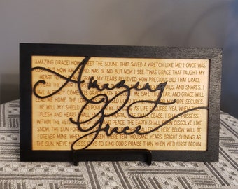 Amazing Grace Sign - Etsy