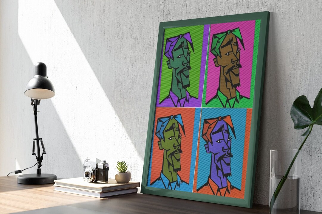 Tupac, Classic Semi-glossy Paper Poster, Unique Wall Art, Colorful Wall ...