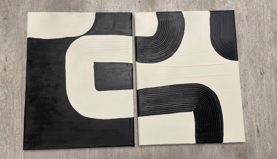 Ying Yang Texture Waves - Etsy