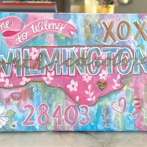 Custom Painted College Canvas - Etsy