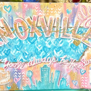 Custom Painted College Canvas - Etsy