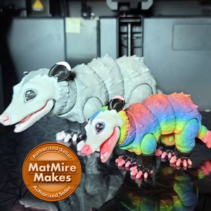 Possum Flexi Figurine | Fidget Toy | Desk Toy | Unique Gift | 3D ...