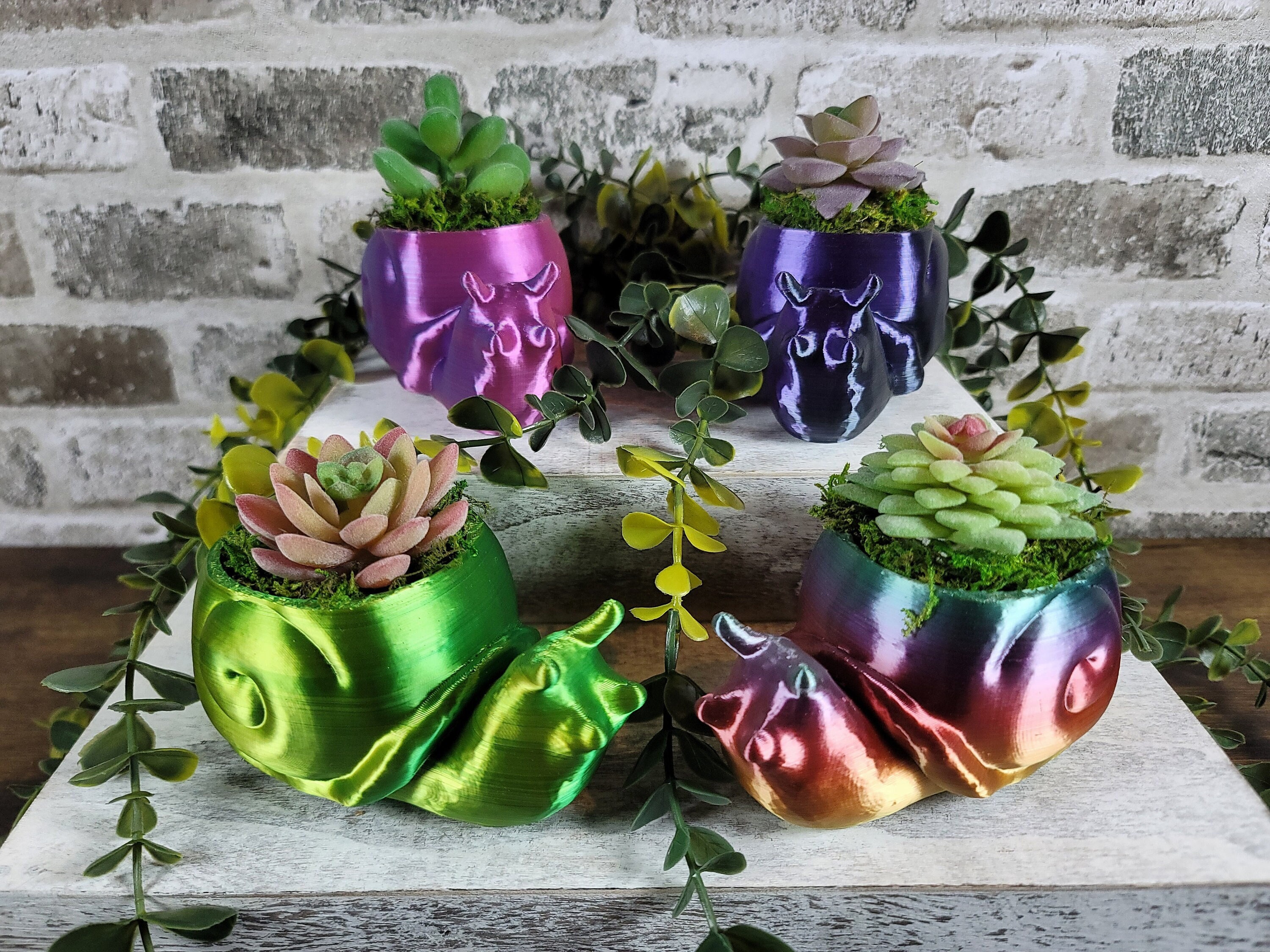 Snail Succulent Planter | Home Decor | Unique Gift | 3D Printed - Etsy